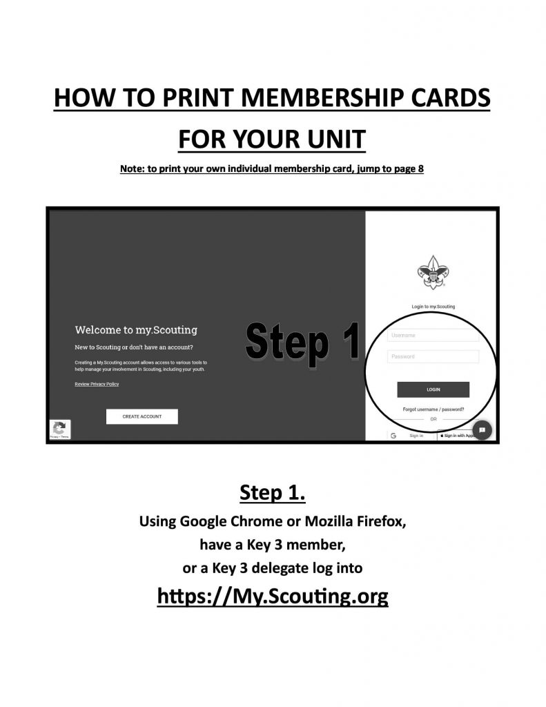 Be Sure to Print Membership Cards, Charter Certificate | Signs Up!