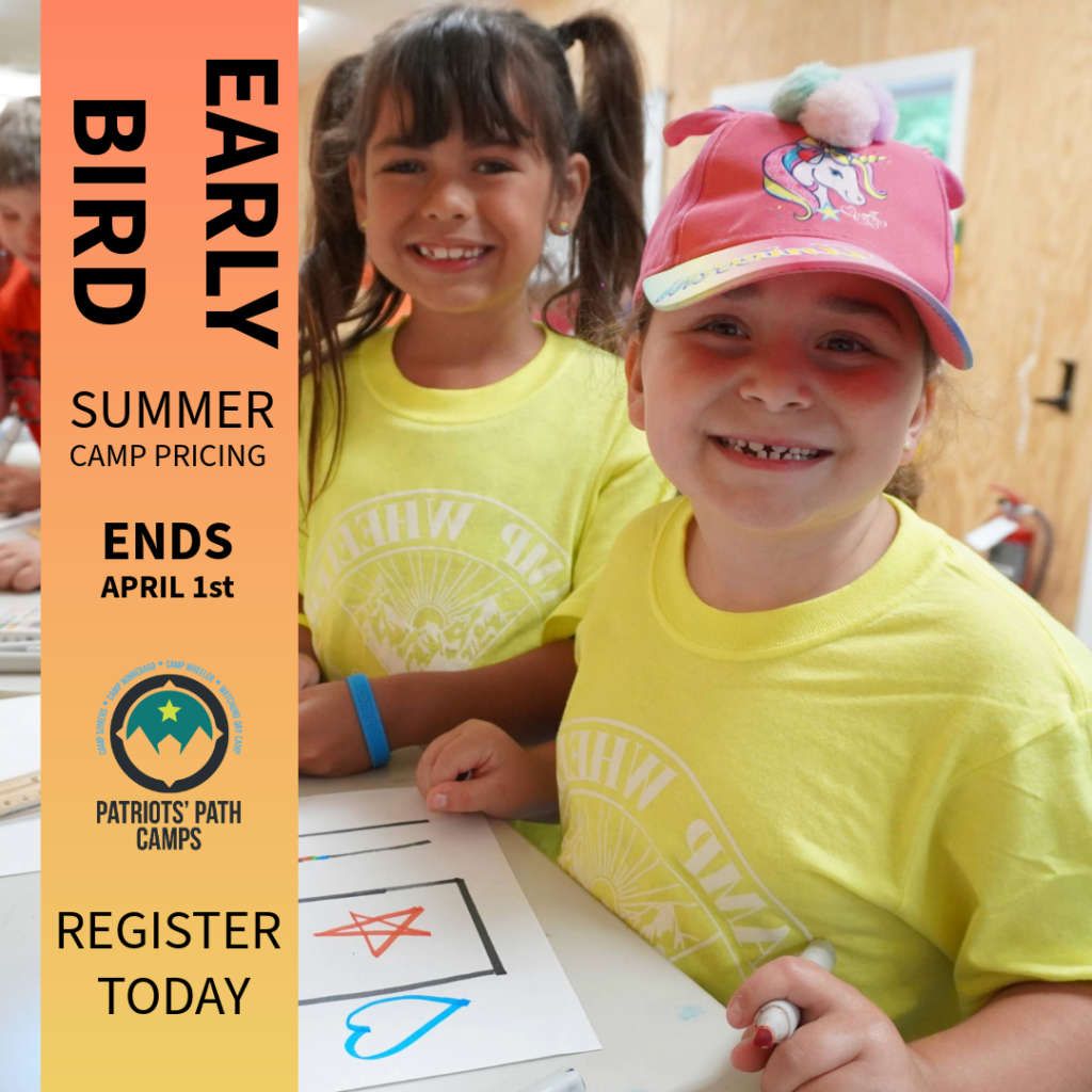 Summer Camp Early Bird Pricing Deadline – April 1st | Signs Up!